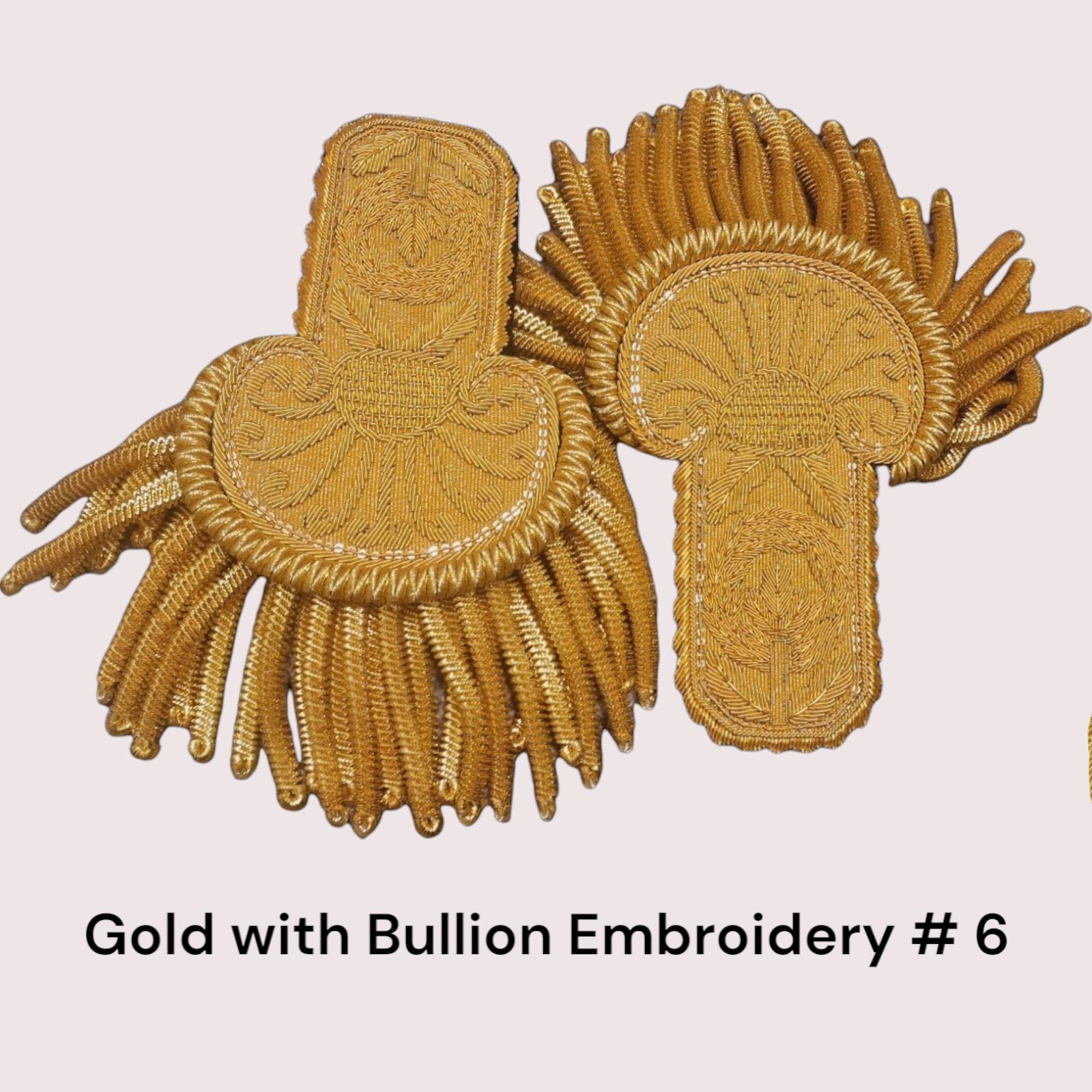 Reenactment Epaulettes Shoulders for Military, Fancy Costumes With ...