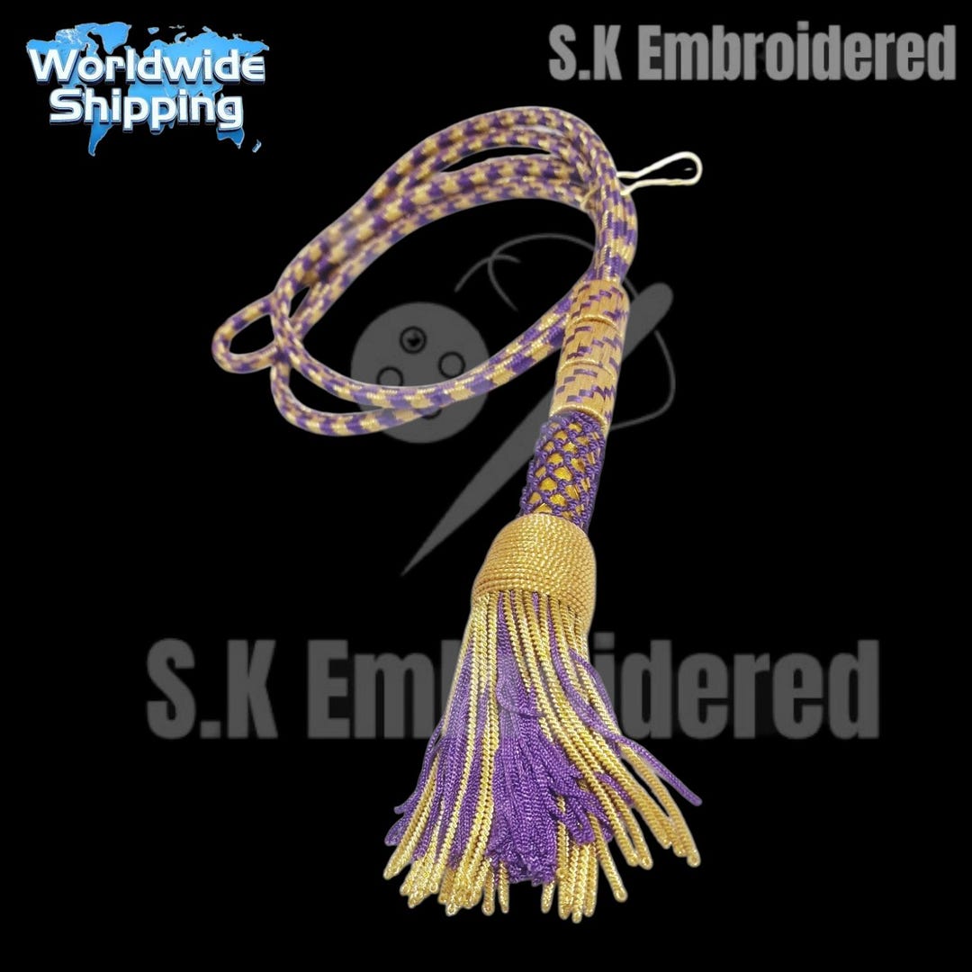 Bishops Tassle Liturgical Pectoral Cross Cord With Tassel Purple and ...