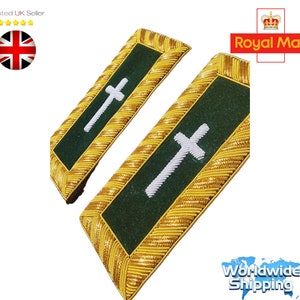 Knights Templar Shoulder Boards Embroidered – Eminent Commander. - Etsy