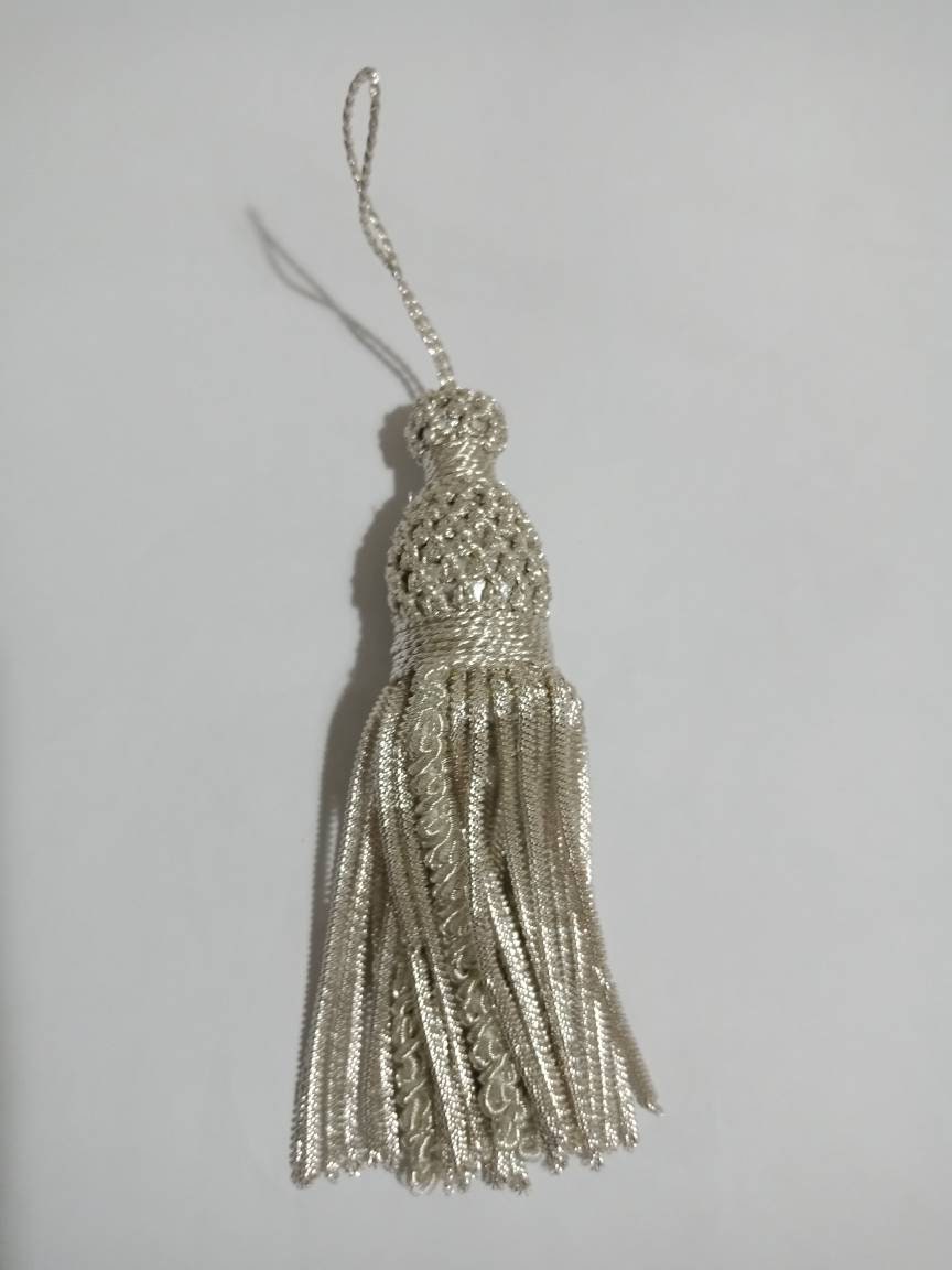 Gold & Silver Bullion Tassels Pair"12cm" for Army Uniform' Church ...