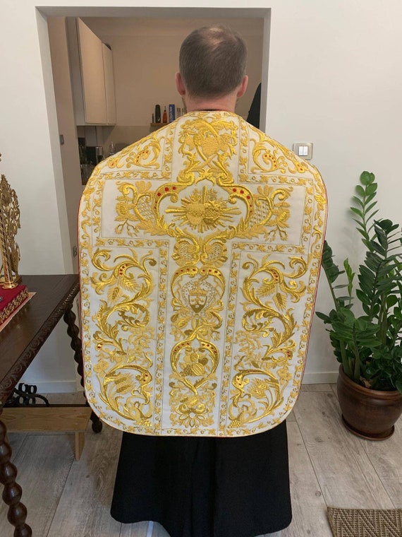 Roman Fiddleback Catholic Chasuble Low Mass Completely Church - Etsy