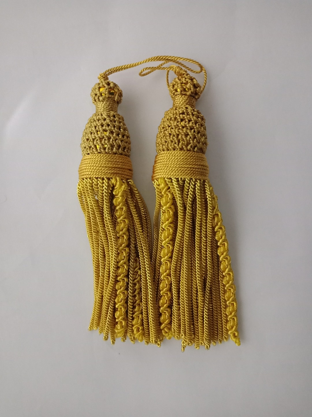 Gold & Silver Bullion Tassels Pair"12cm" for Army Uniform' Church ...