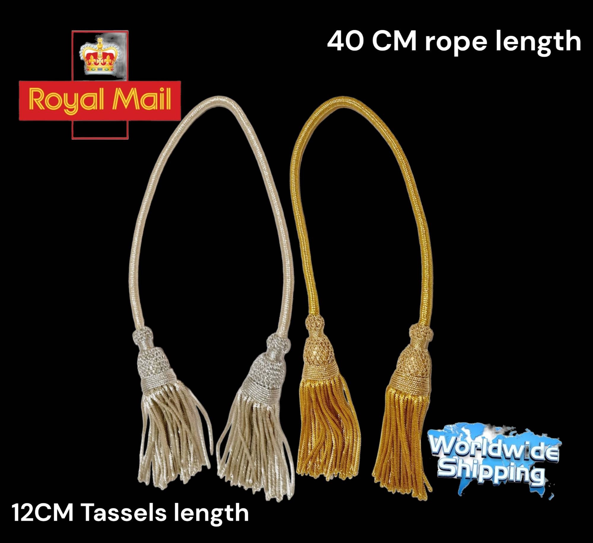 Polish Saber Bullion Gold & Silver Sword Fringe Rapier Ornament Fency ...