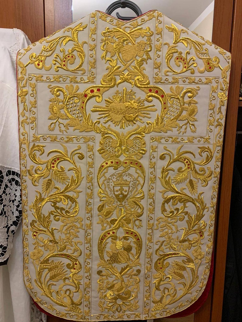 Roman Fiddleback Catholic Chasuble Low Mass Completely Church - Etsy