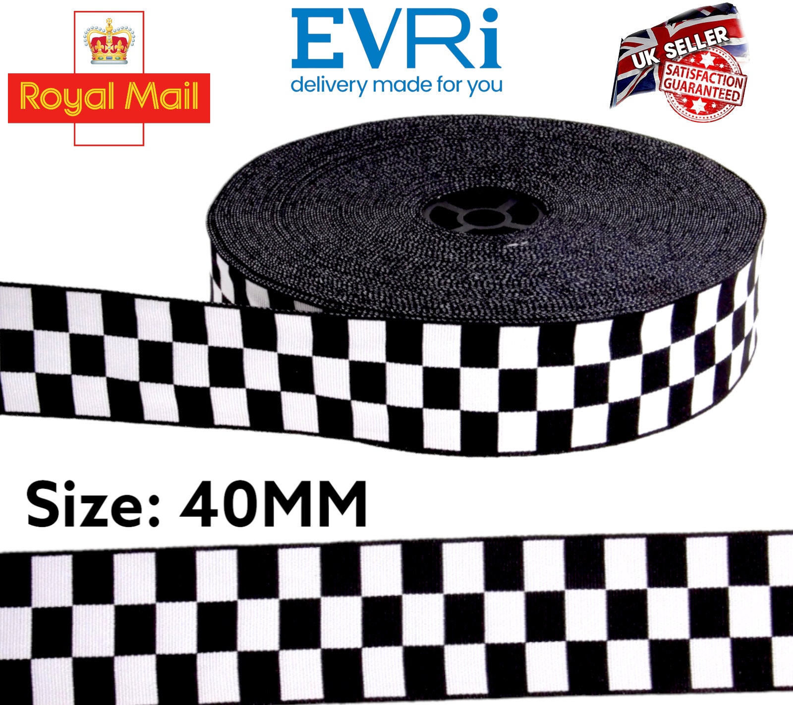 UK/ British Police Officer Cap / Hat Ribbon "40mm" Top Quality Material ...