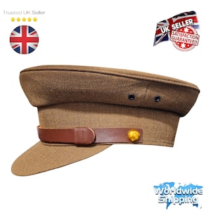 British Army Officers and Wo1s (FAD) Service Dress Capmilitary PEAK CAP ...
