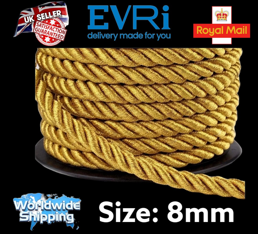 Twisted Cord "8mm" Uniform Cords Use for Making Handles and Bags ...