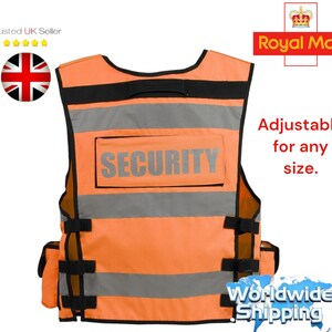 Tactical Security Vest Law Enforcement CCTV Dog Handler Tac Vest Police ...