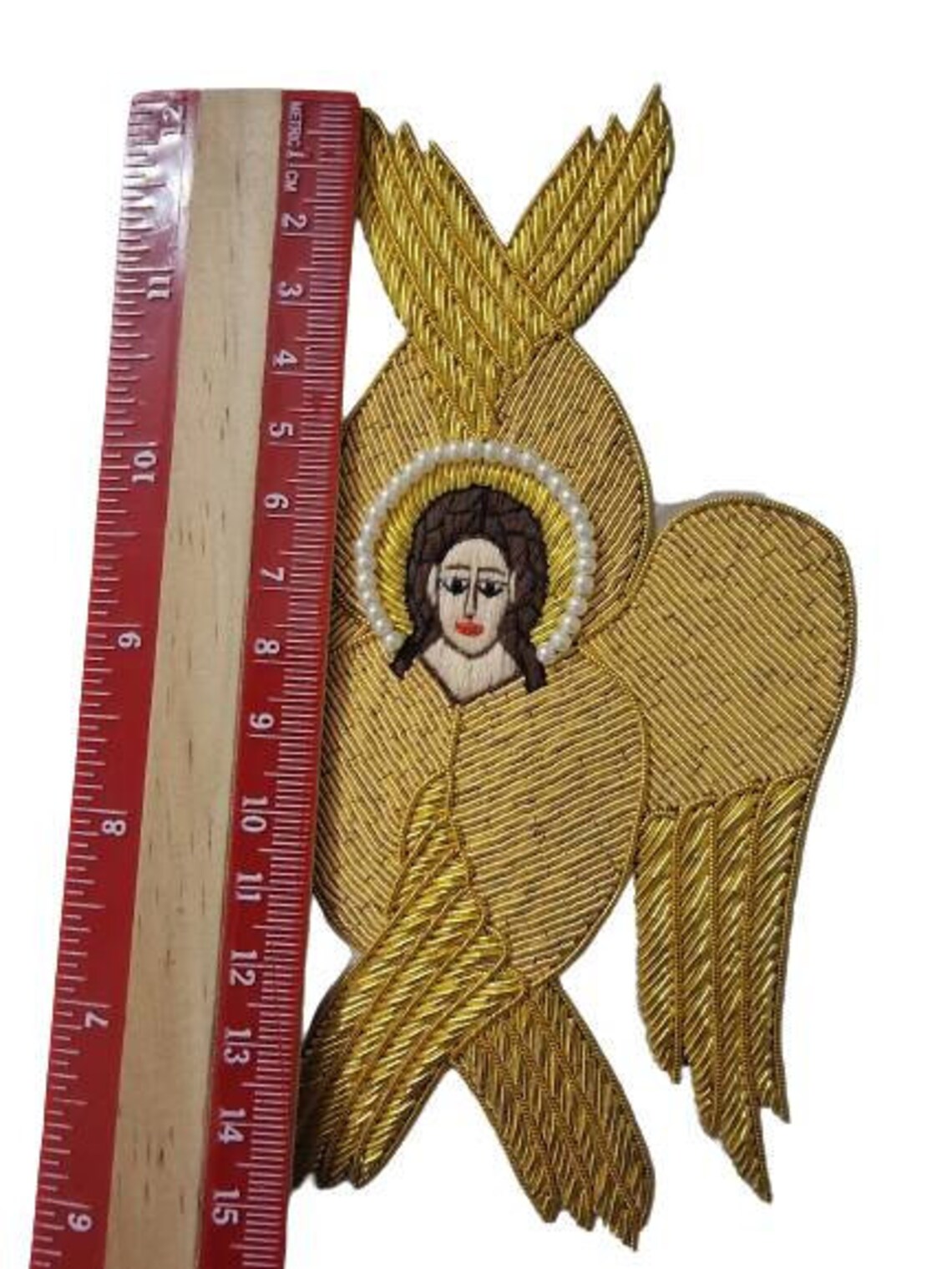 Liturgical Embroidered Angel Bullion Gold Embroidery - Etsy