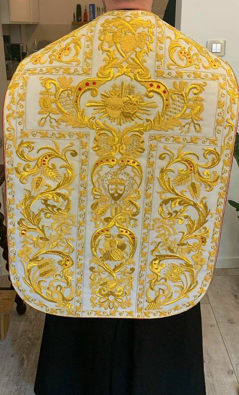 Roman Fiddleback Catholic Chasuble Low Mass Completely Church - Etsy
