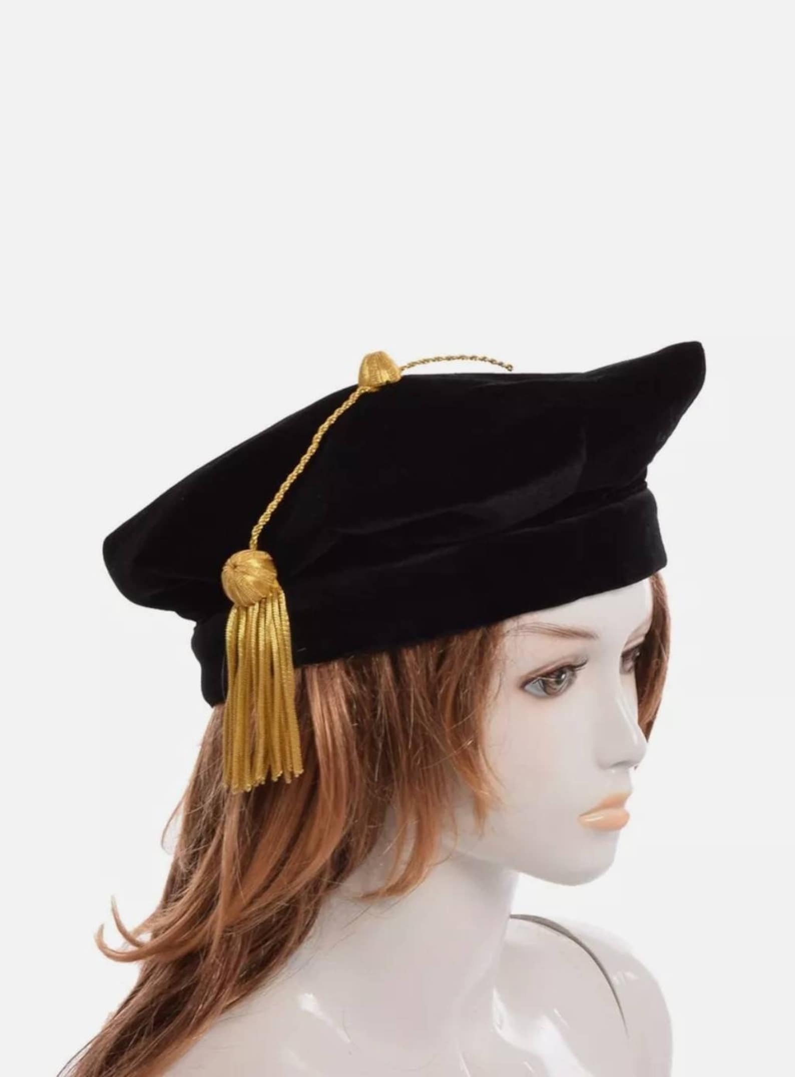 Doctors Graduation Black Hat 6& 8 or 4 Sided Corner Doctorial - Etsy UK