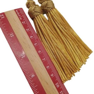 Gold Bullion Tassels Pair"4 Inch" for Army Uniform' Church Vestments ...