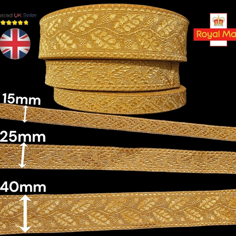 Gold Leaf Trim - Etsy