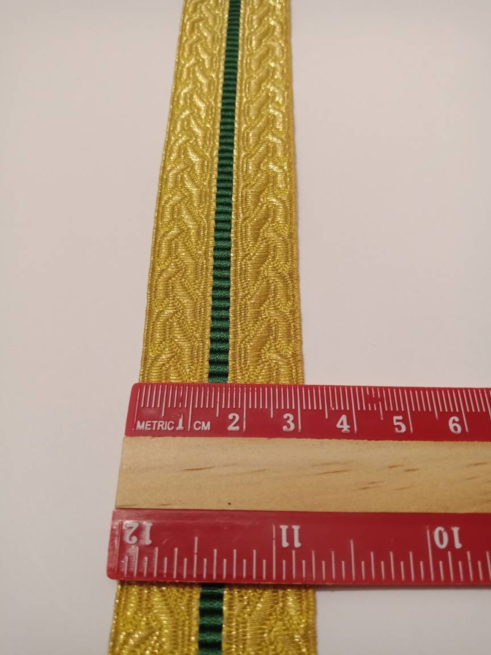 Gold Military Mylar Braid size 3CM Borders Making Military Ribbon Army ...