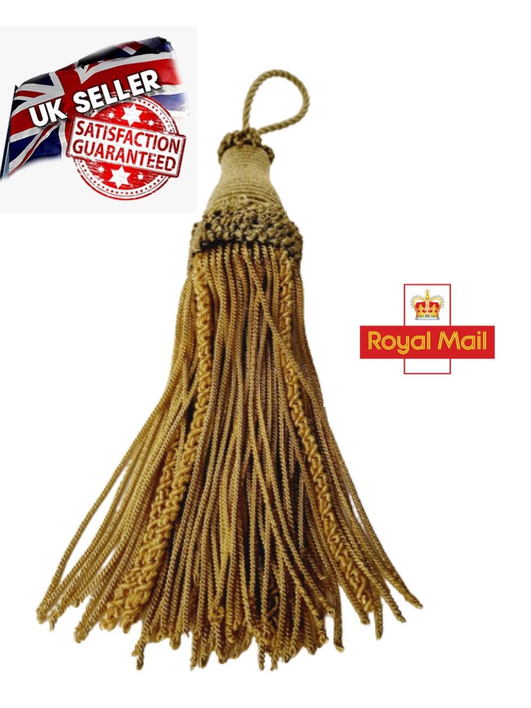 Gold & Silver Bullion Tassels Pair"19cm" for Army Uniform' Church ...