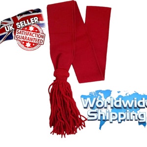 Army Sash Wool Sergeants Sgts Red Sash, Shoulder Red Acrylic Guard Size ...