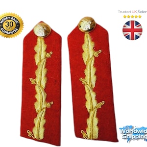 British Gorgets General Officers No, 1 Dress Pair Gold Embroidery. - Etsy