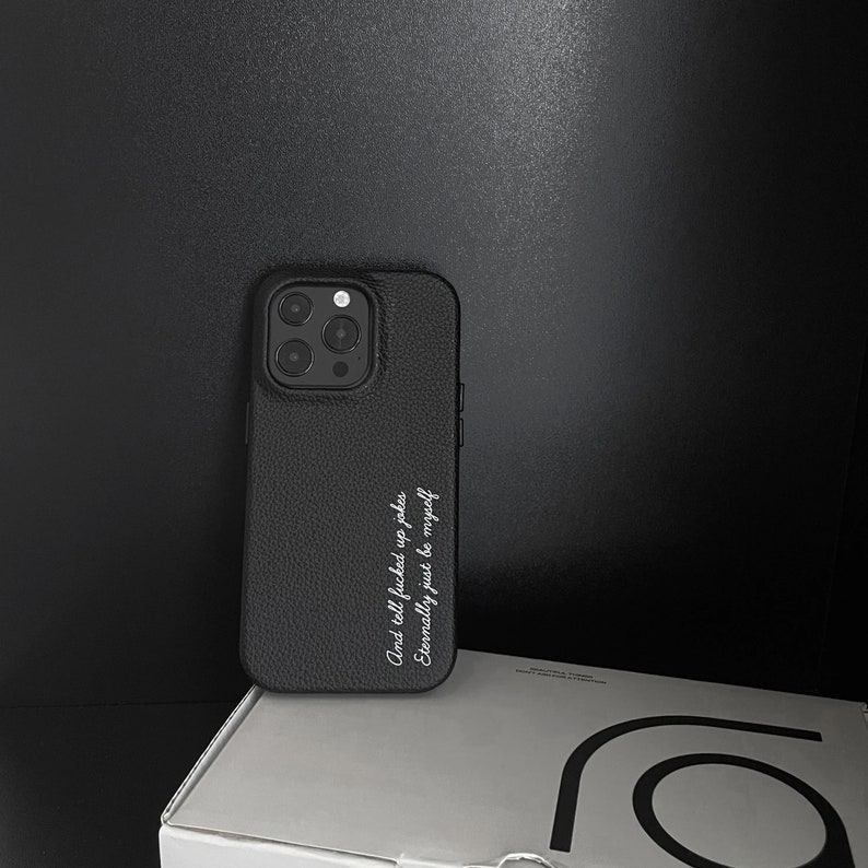 Customization Lychee Leather Magsafe iPhone Case iPhone 11 - Etsy