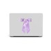 New Year Ribbon Bow MacBook Transparent Full-cover Protective Case ...