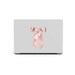 New Year Ribbon Bow MacBook Transparent Full-cover Protective Case ...