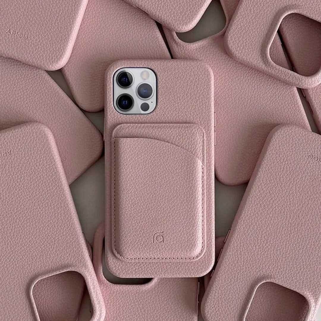Lychee Leather Magsafe Full-coverage Anti-drop Protective Case iPhone ...