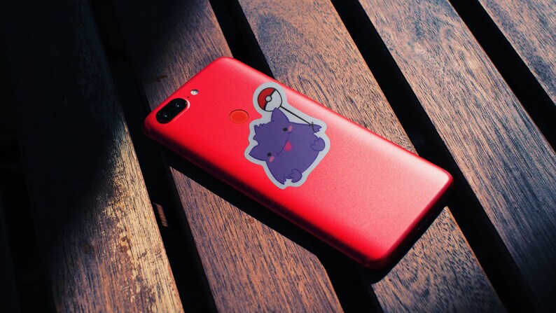 Kawaii Sticker of Gengar With Pokéball Balloon - Etsy