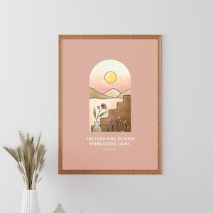Isaiah 60:20 the Lord Will Be Your Everlasting Light Printable Bible ...