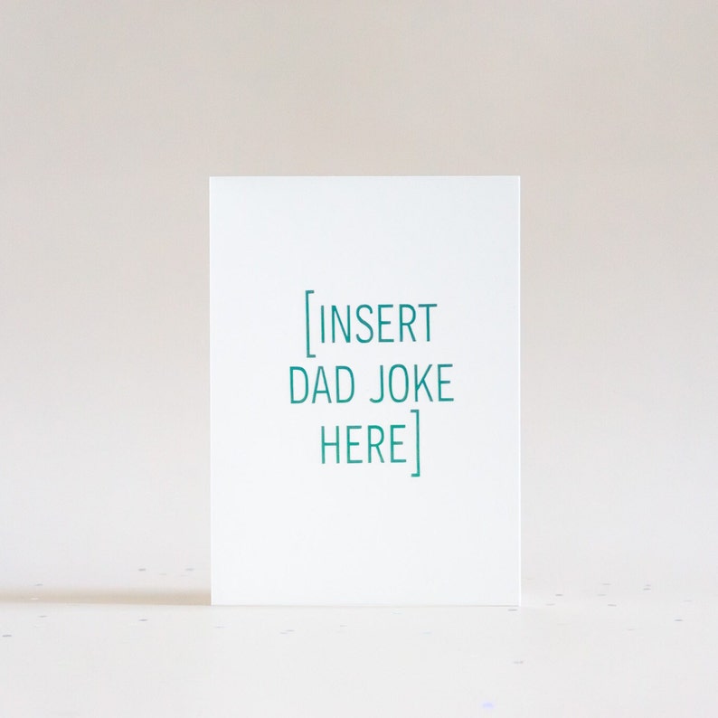 Greeting Card for Dads - Dad Joke - Etsy