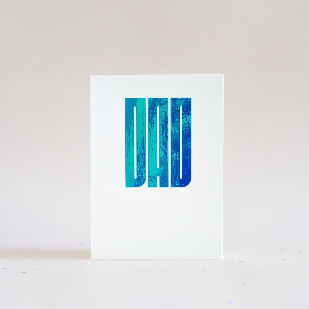 Greeting Card for Dads - DAD - Etsy