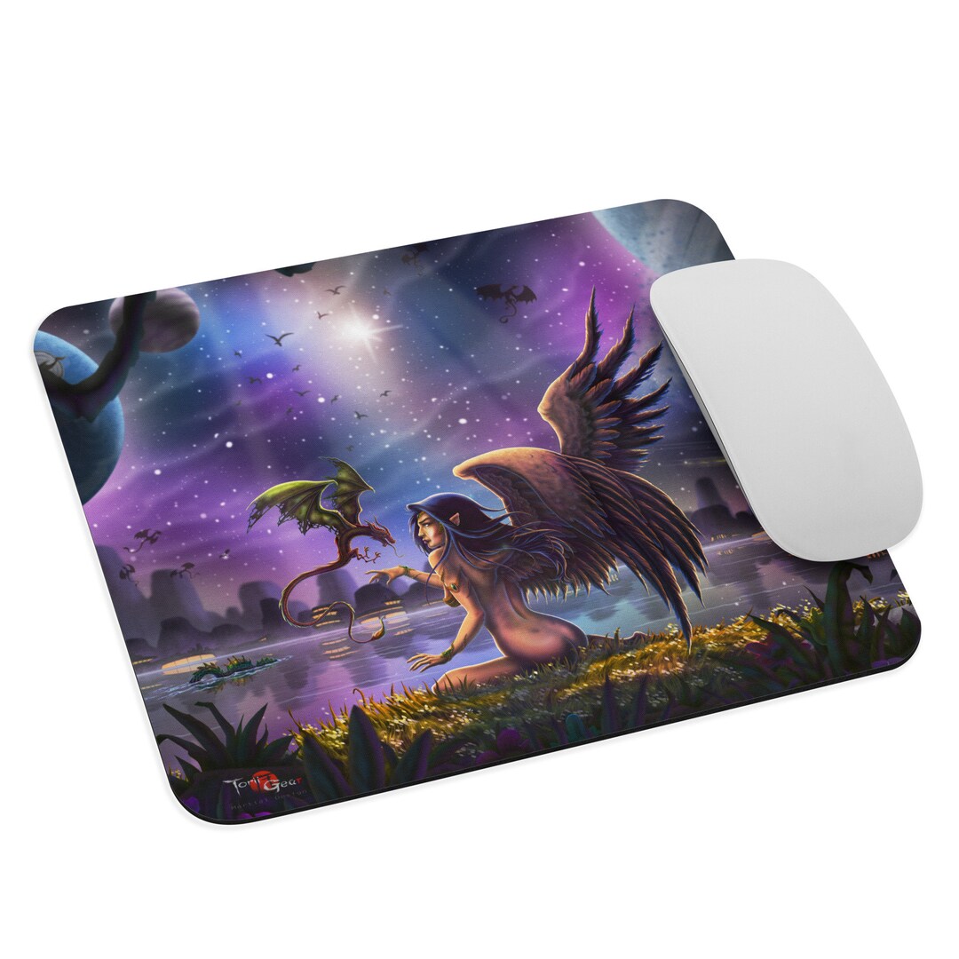 BUDO Dragon Bird Woman TG Pro Mouse Pad Hight Performance Mat for PC - Etsy