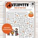 Halloween Trick or Treat Maze Game for All Maze Game Printable ...
