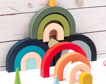 Wooden Blocks Bridge - Etsy