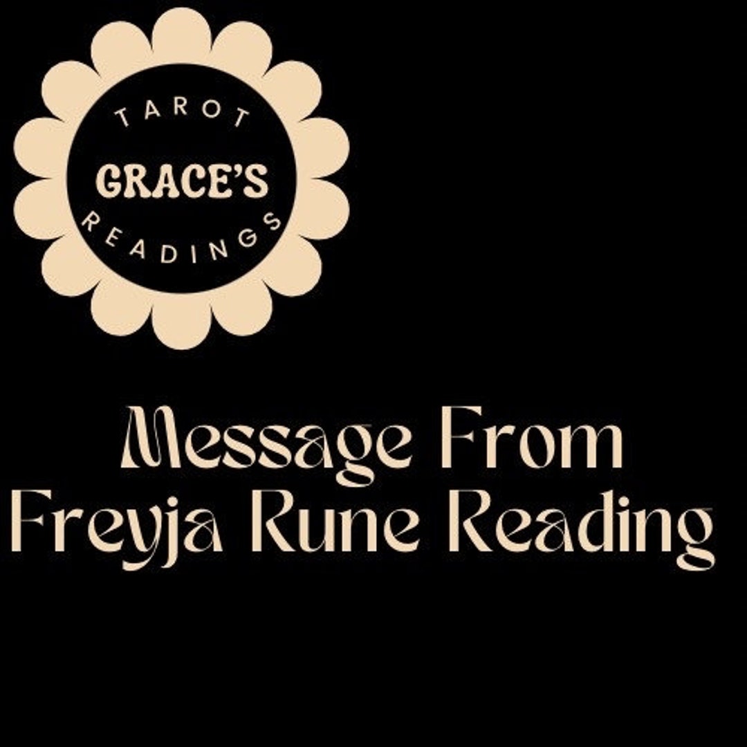 Message From Freyja Rune Reading Two Runes Norse Goddess - Etsy