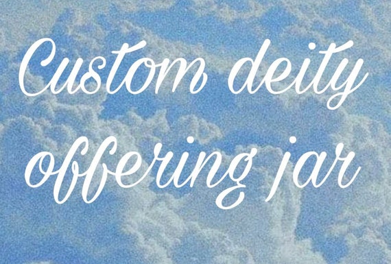 Custom Deity Jar Offering Deity Offering God/goddess Jar - Etsy