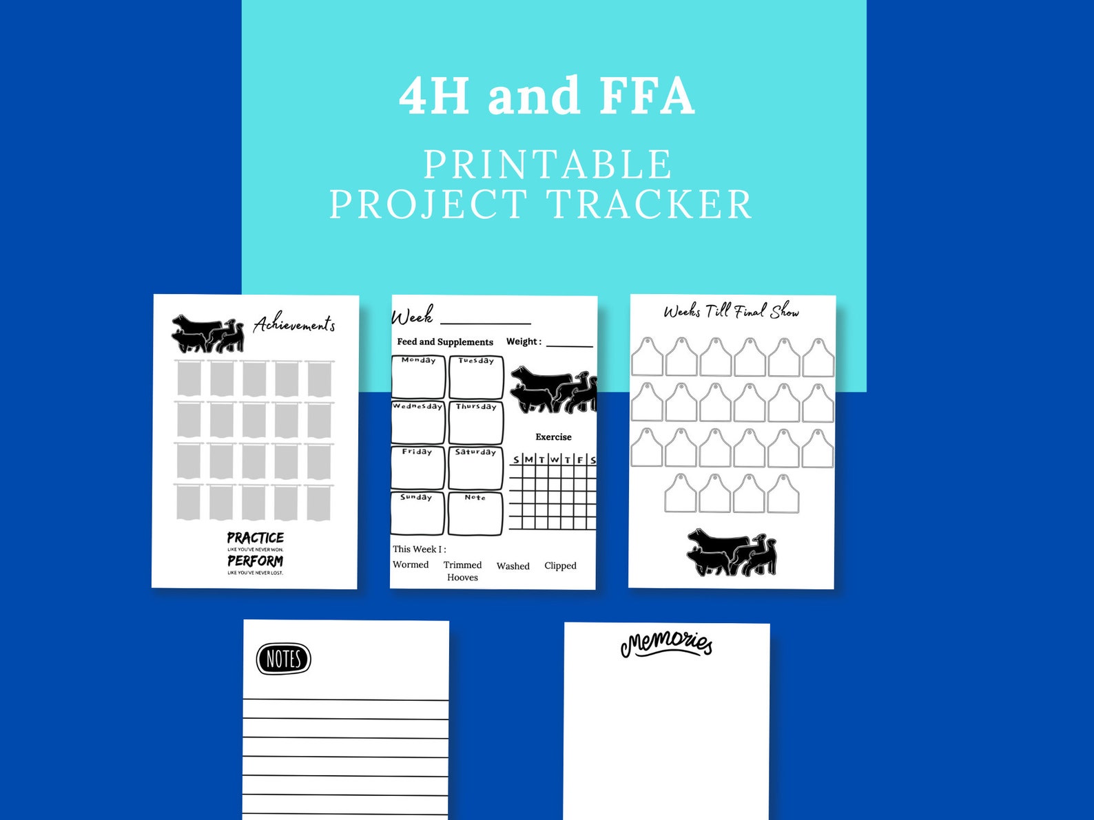 Printable Project Tracker Pages *instant Download - Etsy