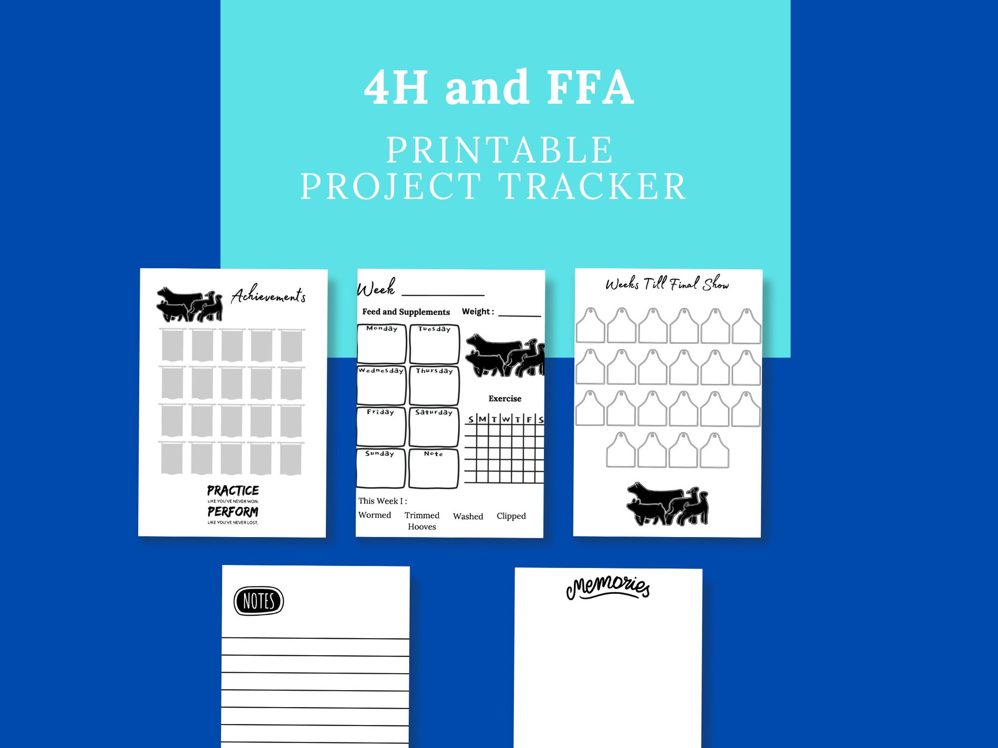 Printable Project Tracker Pages *instant Download - Etsy