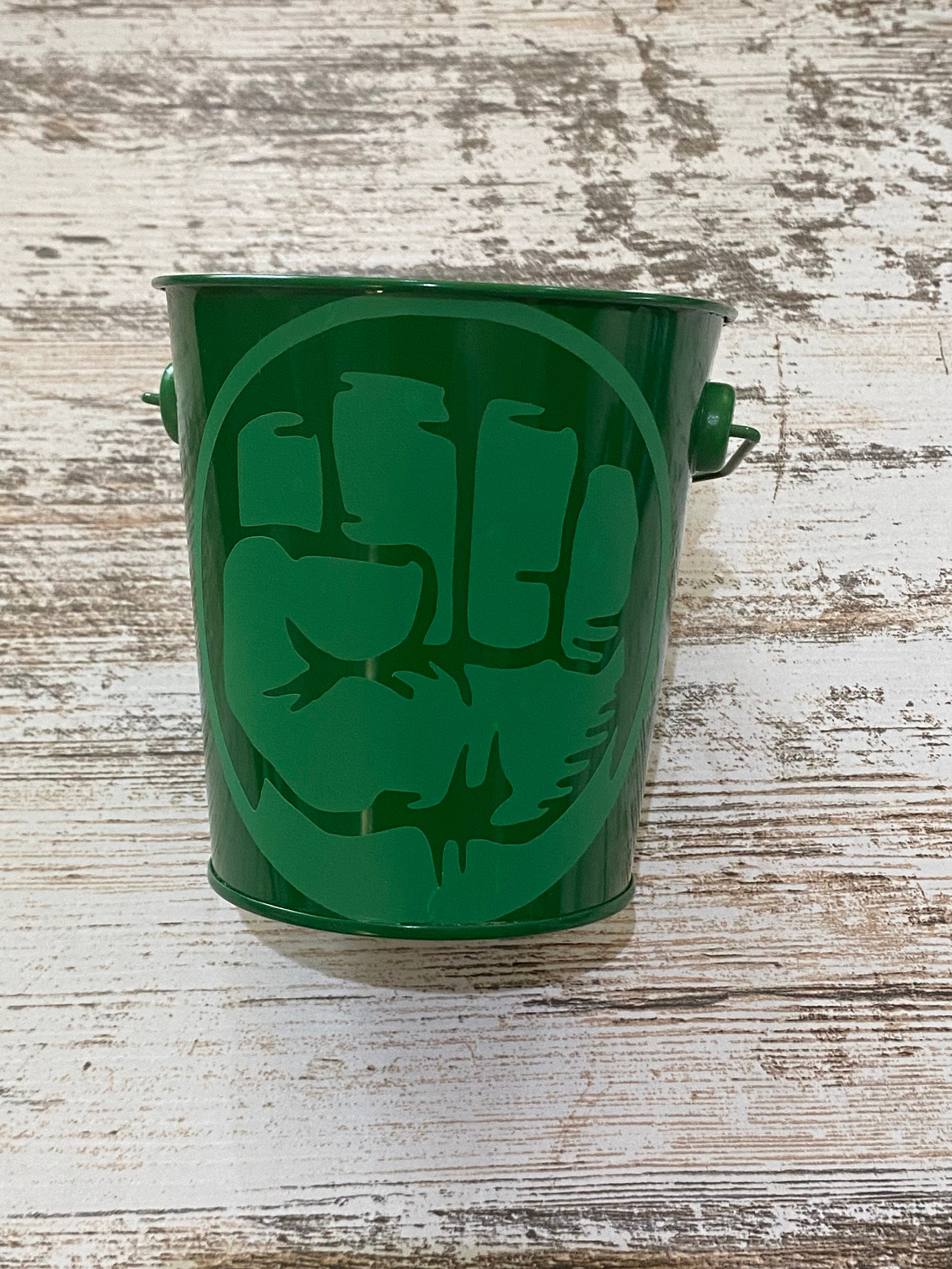 Hulk Inspired 4.5" Metal Favor Pail - Etsy