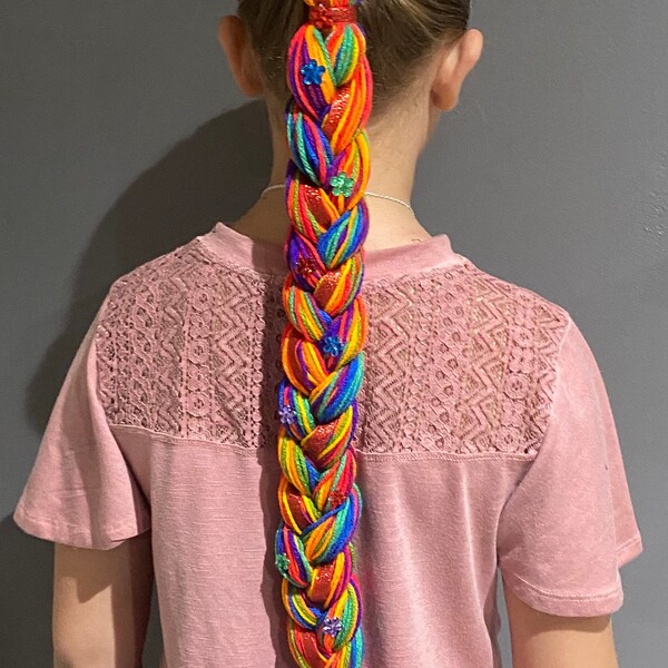 Braided Rainbow - Etsy