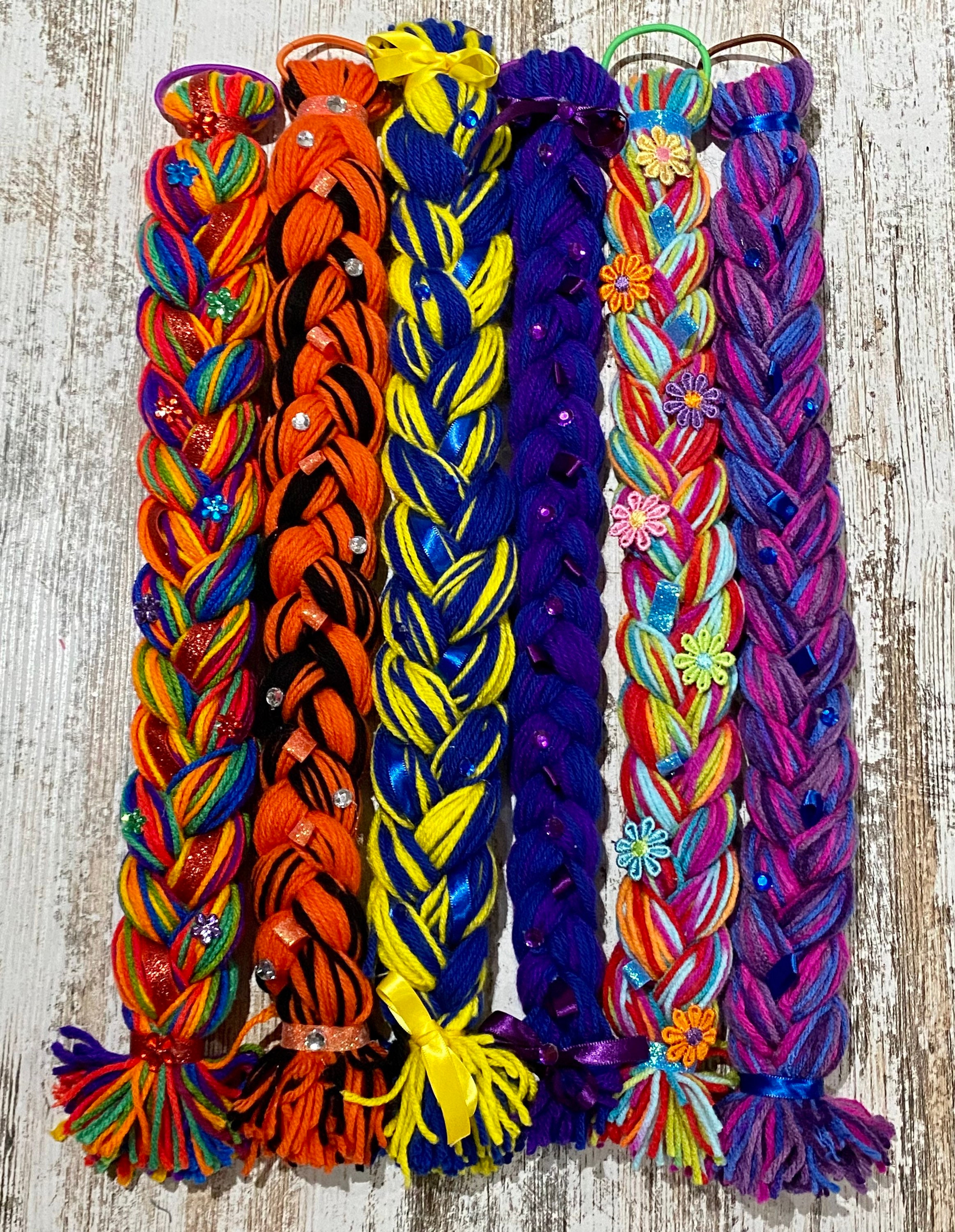 Custom 18" Yarn Braid - Etsy