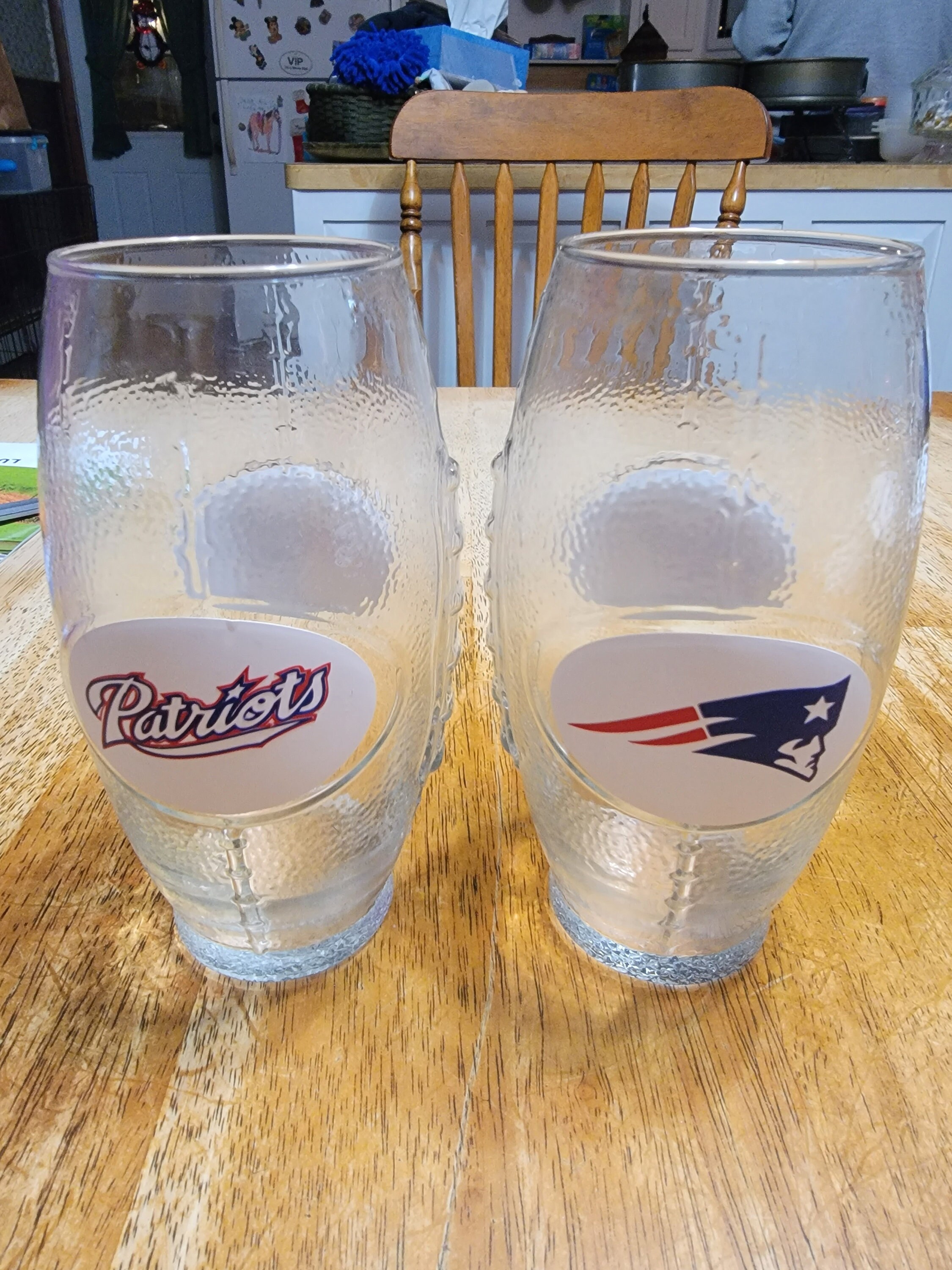 Football Shaped Drinking Glass Great for the Football Fan in YOUR Life ...
