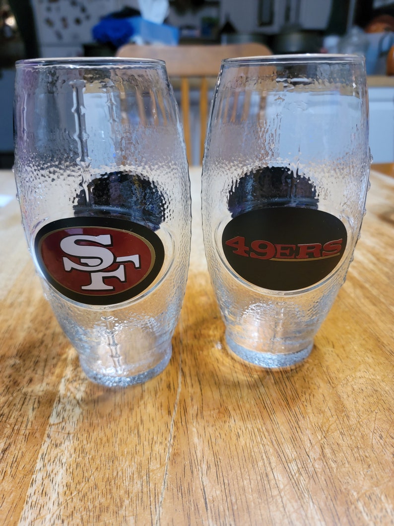 Football Shaped Drinking Glass Great for the Football Fan in YOUR Life ...