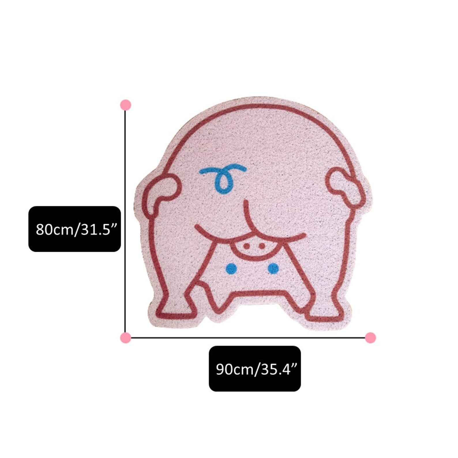 Yoga Pig Piggy Butt Ass Upside Down Funny Rubber Door Mat - Etsy Singapore