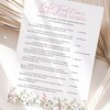 Wildflower Baby Shower Games Bundle, Spring Pink Flowers Party Games ...