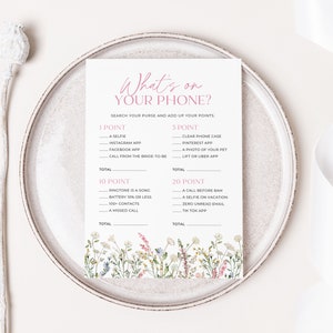 Wildflower Baby Shower Games Bundle, Spring Pink Flowers Party Games ...