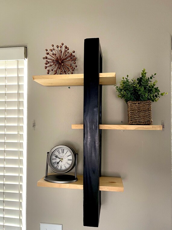 Floating Shelf Plant Shelf Wood Floating Shelves Shelves | Etsy