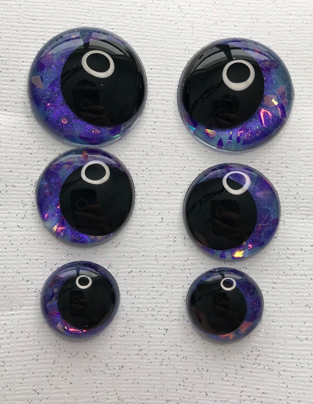 Purple Glimmer Kawaii Safety Eyes - Etsy
