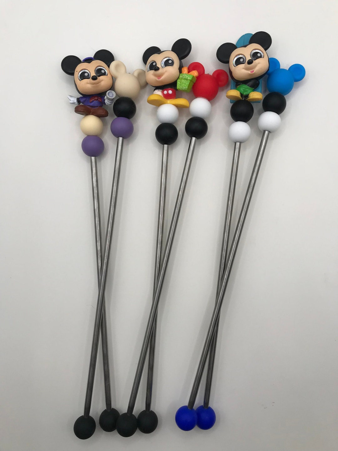 Mickey & Friends Sewing Sticks - Etsy