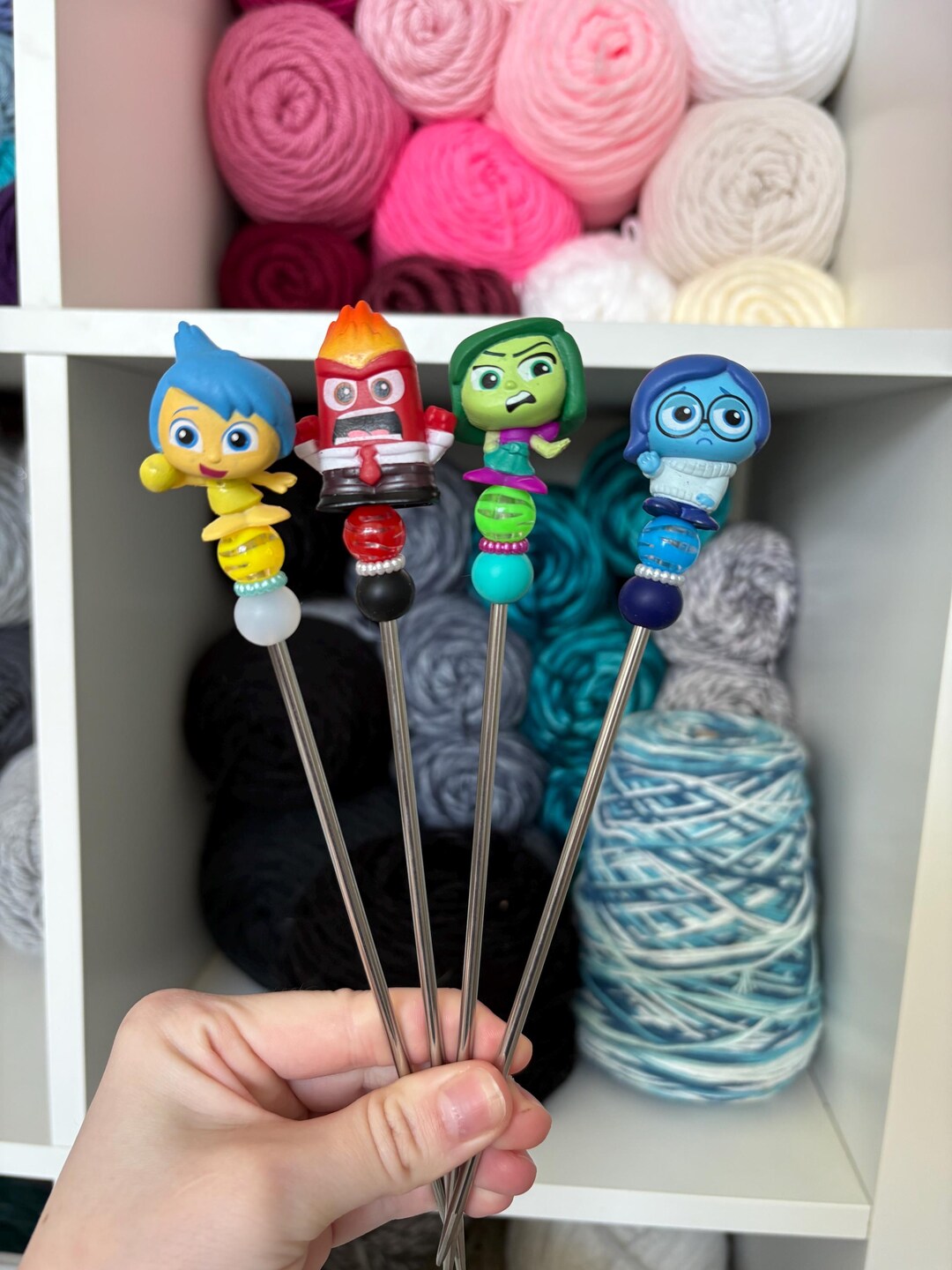 Inside Out-inspired Sewing Sticks | Handmade Character Stitch Tools for ...