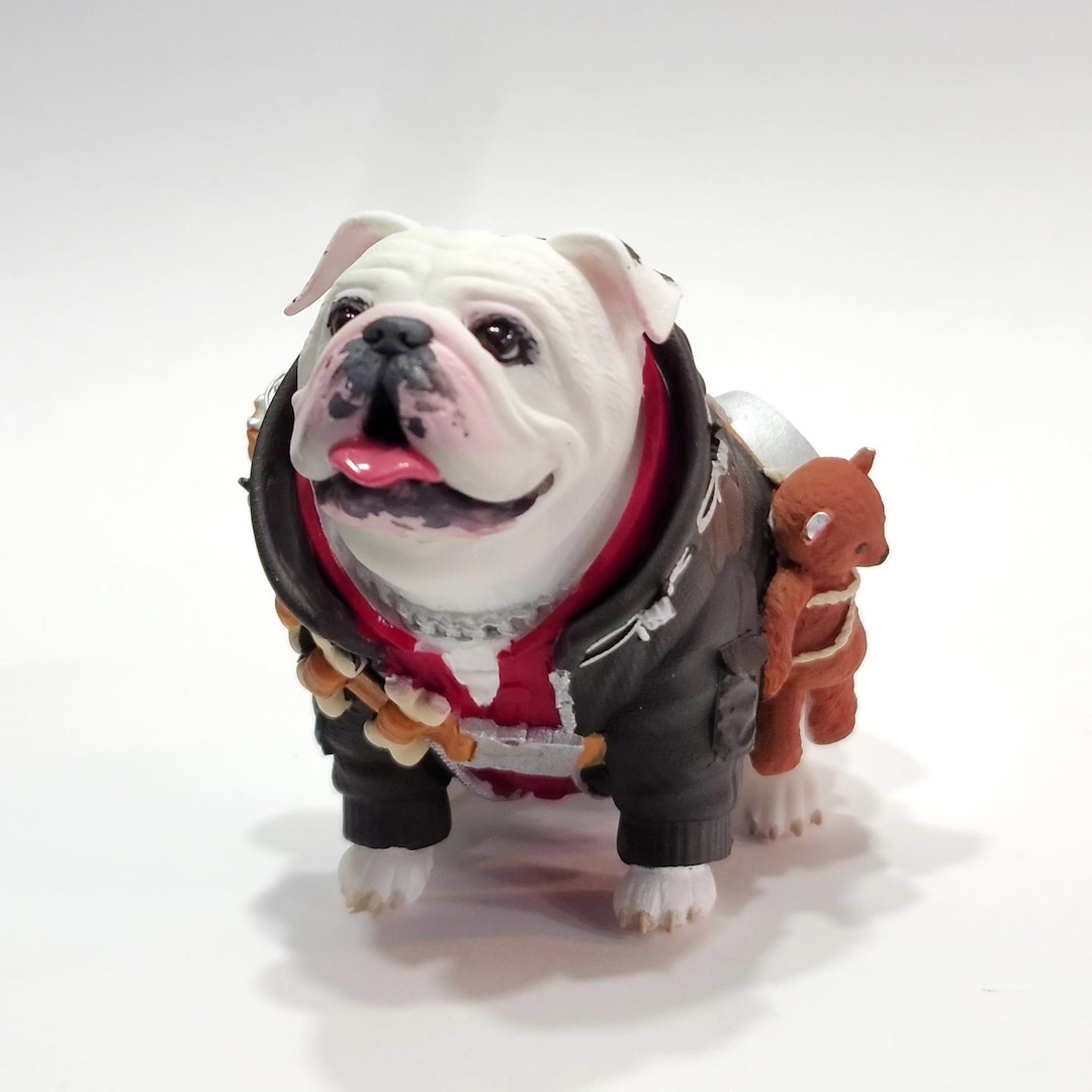 Post Apocalyptic Bulldog Fancy Furries Figurines Adorable - Etsy