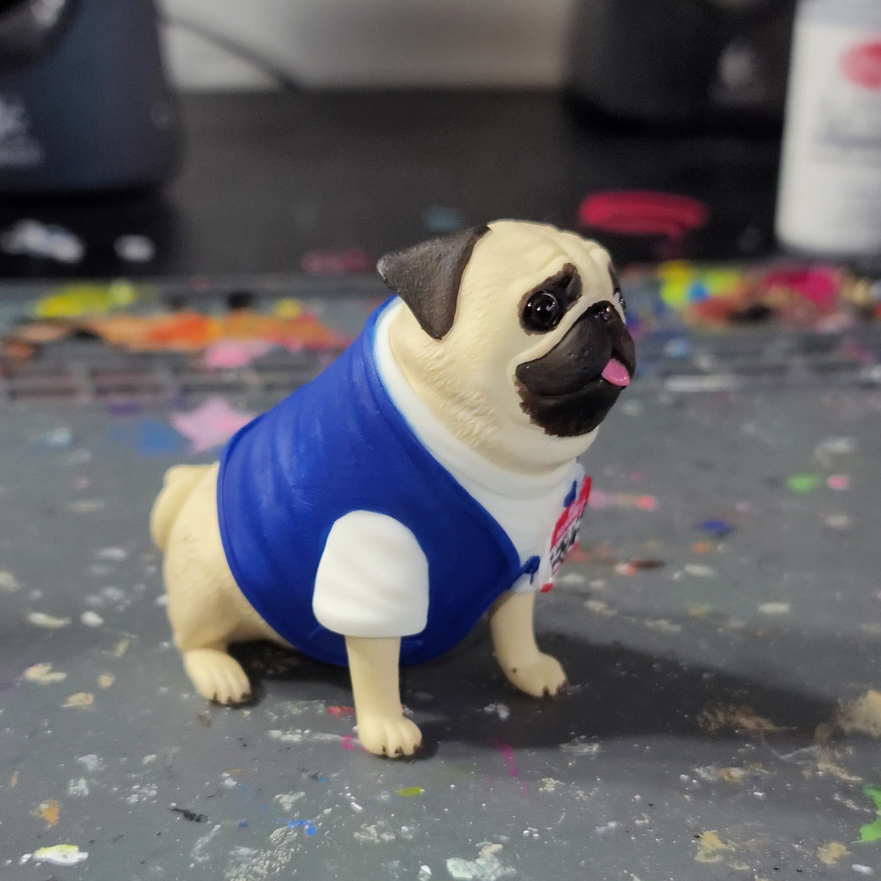 Customer Service Pug Fancy Furries Figurines Adorable - Etsy